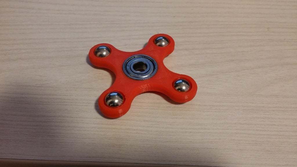 Free STL file Single bearing hand spinner fidget ・3D printer model to ...